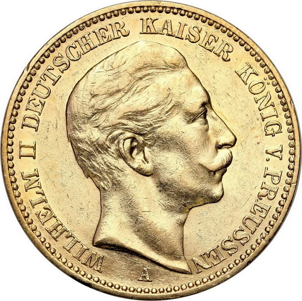 Niemcy. Prusy Wilhelm II 20 Marek 1904 A Berlin | Niemczyk.pl