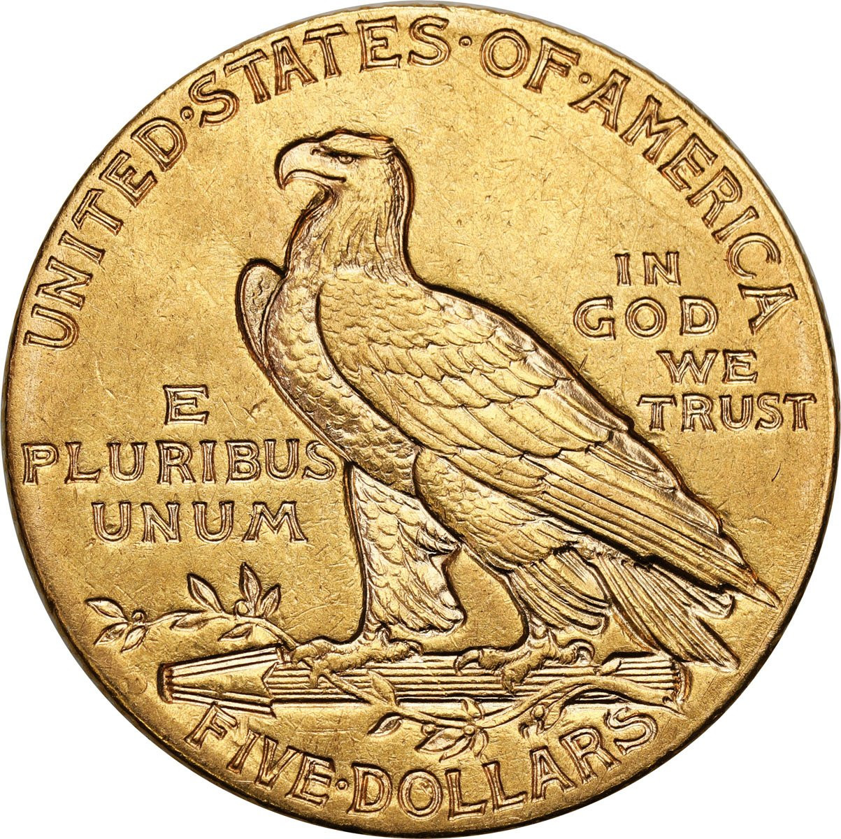 USA. INDIANIN 5 dolarów 1909 D Denver | Niemczyk.pl